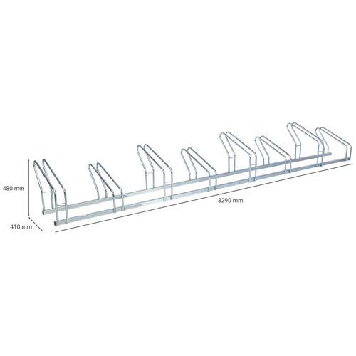 Bike Parking Rack - Side-by-side Stand - Rapid Racking