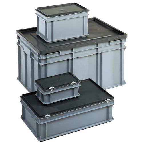 Slip Lids for Grey Stacking Containers - Rapid Racking