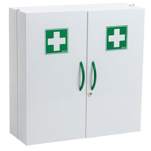 Large First Aid Cupboard - 2 Doors - Rapid Racking
