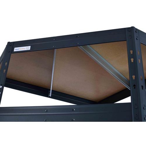 Rapid 3 Pro Light-Duty Corner Shelving - Rapid Racking