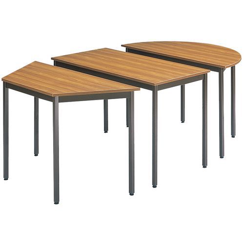 Trapezoid Conference Table - Modular Office Desks - MFC Top - Manutan ...