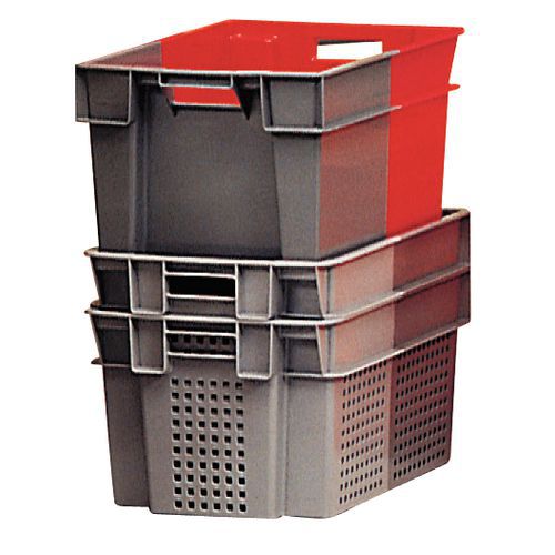 Returnable Stackable Container - 600mm - Rapid Racking