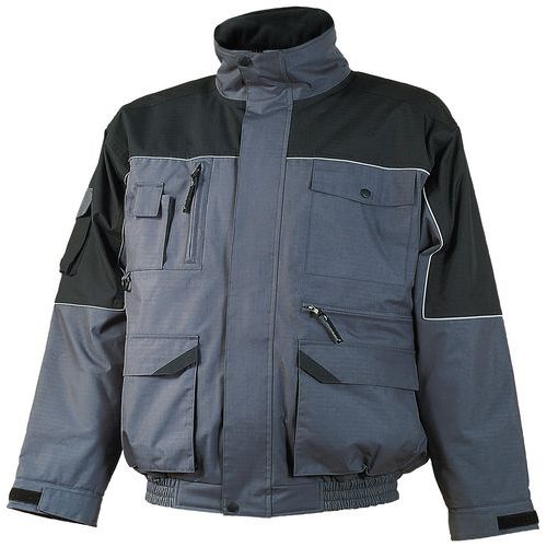 Ripstop Work Smock - Grey & Waterproof - Rapid Racking
