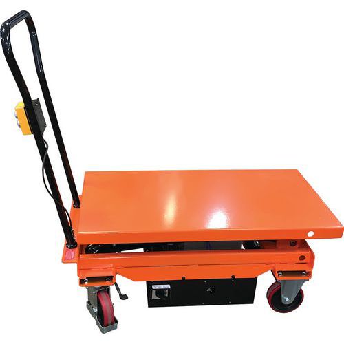 Electric Mobile Scissor Lift Table - 950h - Rapid Racking