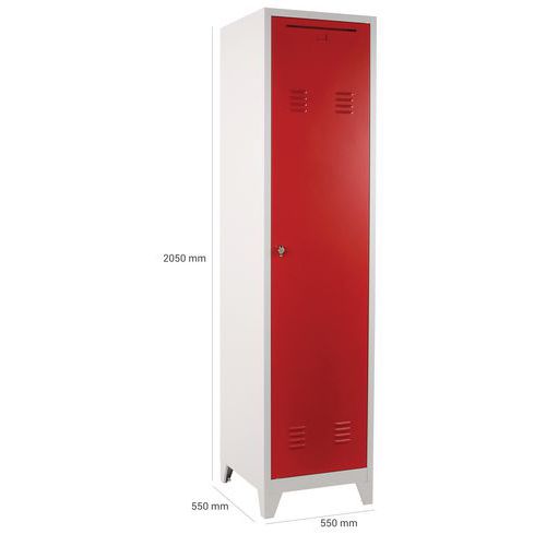 XL locker with 1 column - 500mm Width - Rapid Racking
