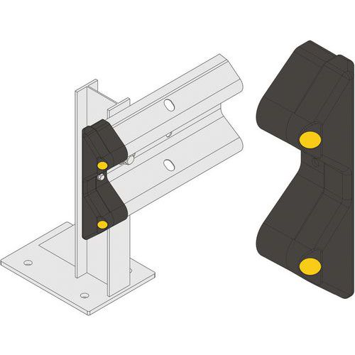 Armco Crash Barrier Ends - Fast Delivery - Rapid Racking