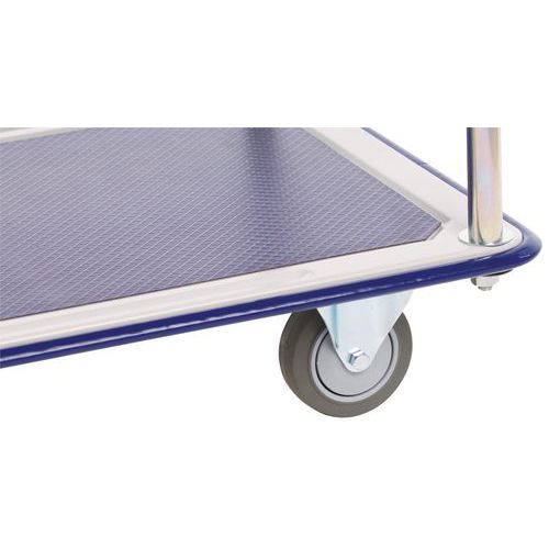 Manutan Steel Trolley - Anti Slip Shelves - Rapid Racking