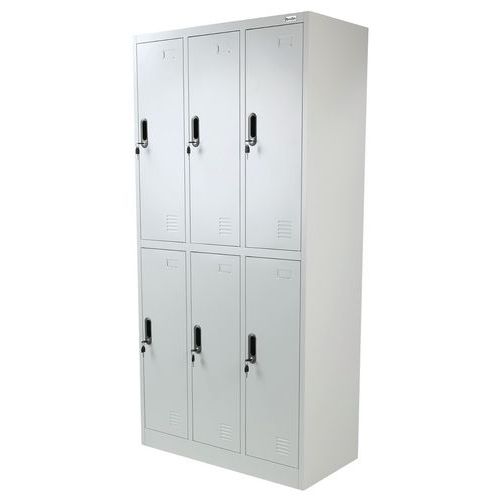 Multi-compartment locker - 3 columns - Rapid Racking