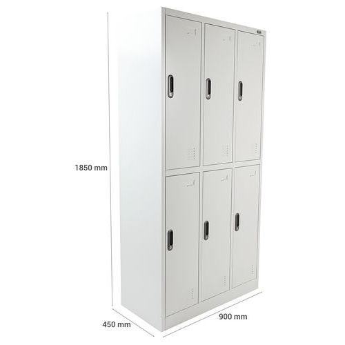 Multi-compartment locker - 3 columns - Rapid Racking