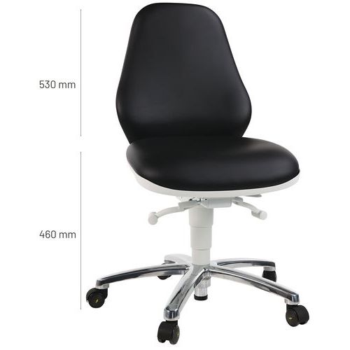 Bimos Low Chair for Cleanroom 9142 - Rapid Racking