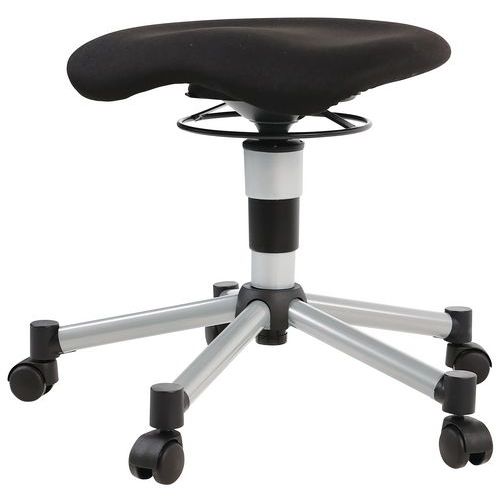 Tilting Laboratory Stool - Low - Castors - Rapid Racking