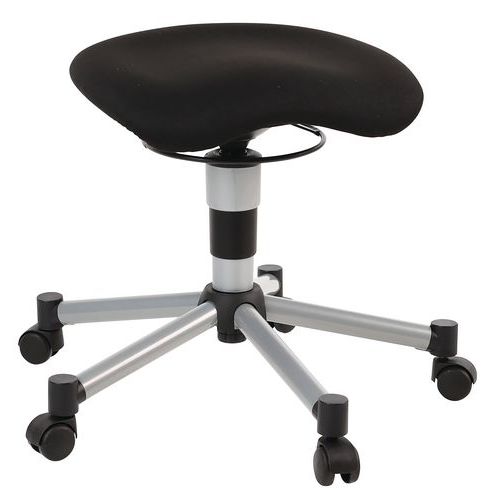 Tilting Laboratory Stool - Low - Castors - Rapid Racking