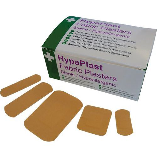 Pack of Sterile Fabric Plasters - Rapid Racking