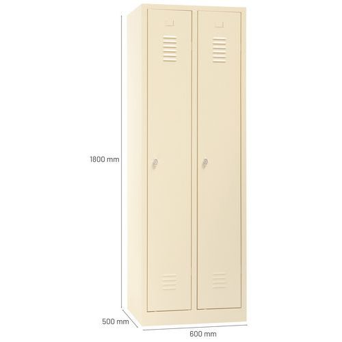 Clean Industry Locker - On base - Rapid Racking