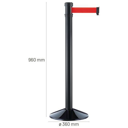 Belt Barrier/Crowd Control Posts - 1-3 Retractable Belts UK