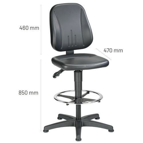 Bimos Unitec high back workshop chair - Rapid Racking