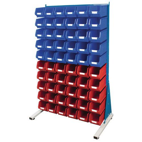 Single Sided Louvre Storage Panel With Picking Bins - Barton ...