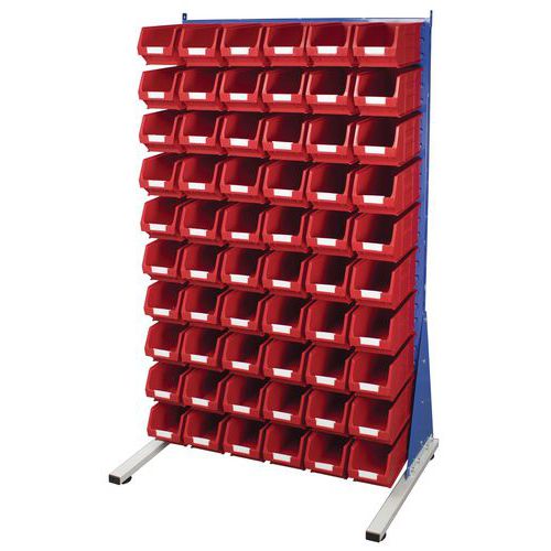 Single Sided Louvre Storage Panel With Picking Bins - Barton ...