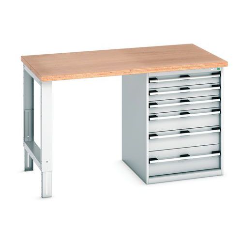 Bott Cubio Heavy Duty Workbench With MPX Worktop HxWxD 940x1500x900mm