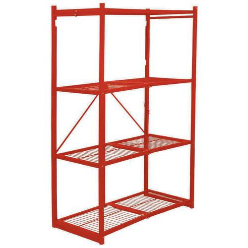 Rapid folding shelving - rapid racking