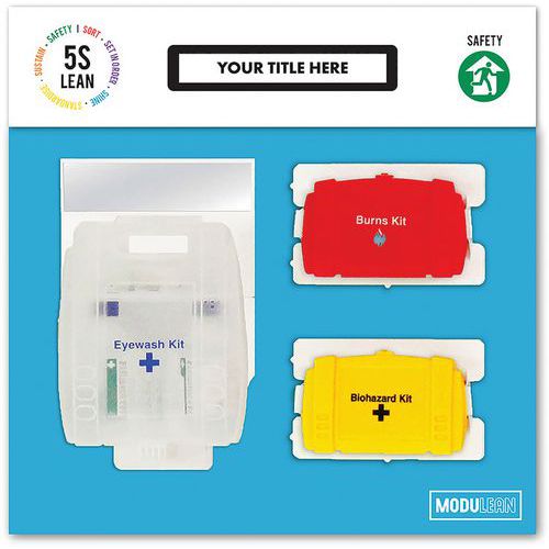 Modular First Aid Kit and Shadow Board - 5S Lean Modulean System ...