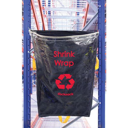 Clear Warehouse Racking Recycling Bags for Waste Segregation - Racksack ...