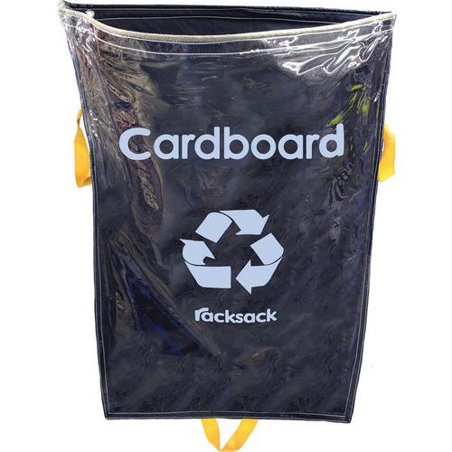 Clear Warehouse Racking Recycling Bags for Waste Segregation - Racksack ...