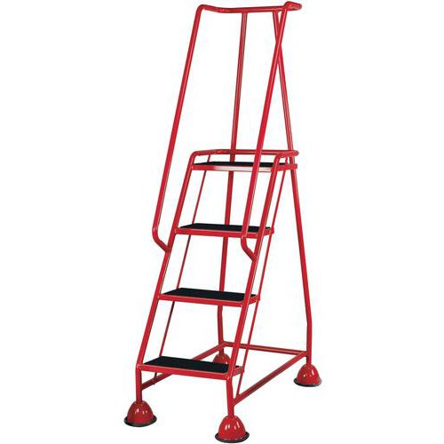 Mobile Anti-Slip Step Ladders & Domed Feet - Rapid Racking