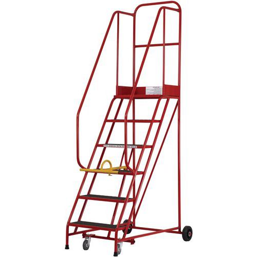 Step Ladders with Anti-Slip Steel Steps - Rapid Racking