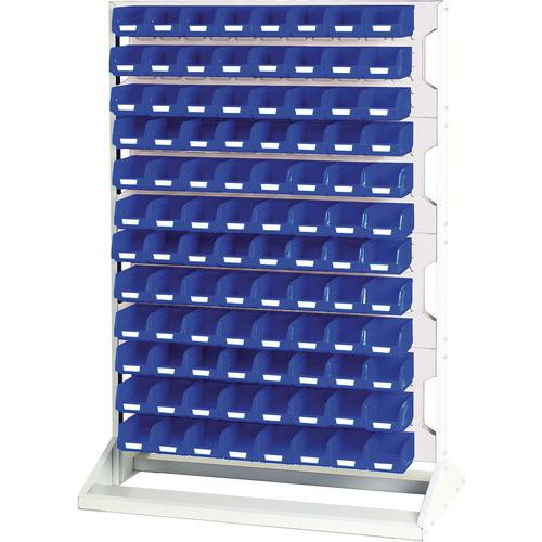 Bott Double-sided Louvre Panel Racks - 1450mm High - Rapidracking.com