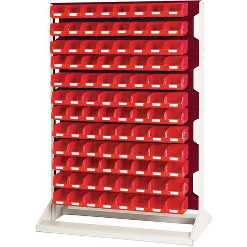 Bott Single-sided Louvre Panel Racks - 1450mm High - Rapidracking.com
