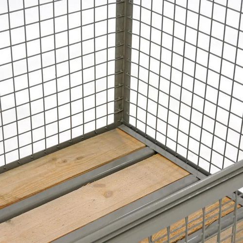 Metal Mesh Stillage - Half Drop Front with Forklift Guides - Kruizinga ...