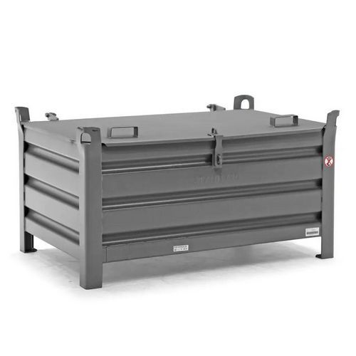 Buy Metal Stillages with Lockable Lids - Rapid Racking