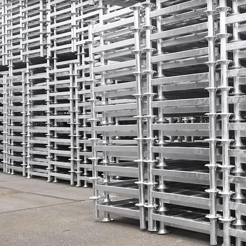 Stackable Steel Post Pallet Stillage - Kruizinga - Rapidracking.com