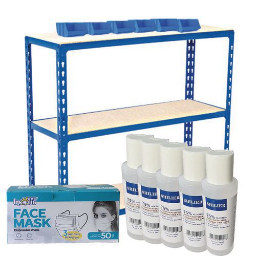 Mini PPE Storage & Display Kits - Rapid Racking