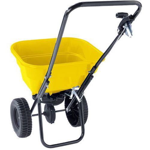 Spreader with plastic wheels - 30 l - Manutan Expert - Rapidracking.com