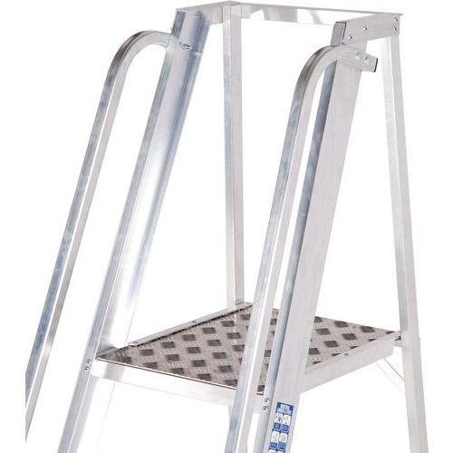 Platform Warehouse Aluminium Step Ladders - Rapid Racking
