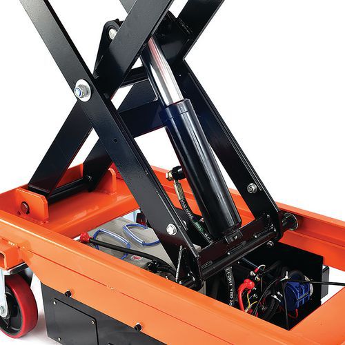 Electric Mobile Scissor Lift Table - 950h - Rapid Racking