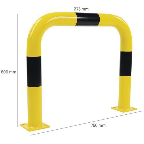 Steel Warehouse Traffic Hoop Barriers - Rapid Racking