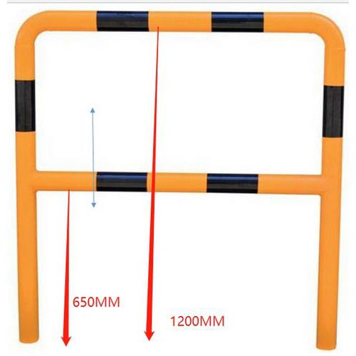 Steel Hoop Traffic Barrier - 1m To 2m Long - Rapid Racking
