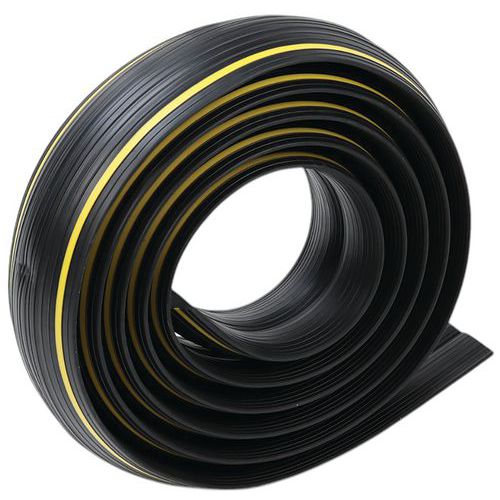 Outdoor Cable Cover Strip - Black & Yellow Stripes - 3M Long - Manutan ...